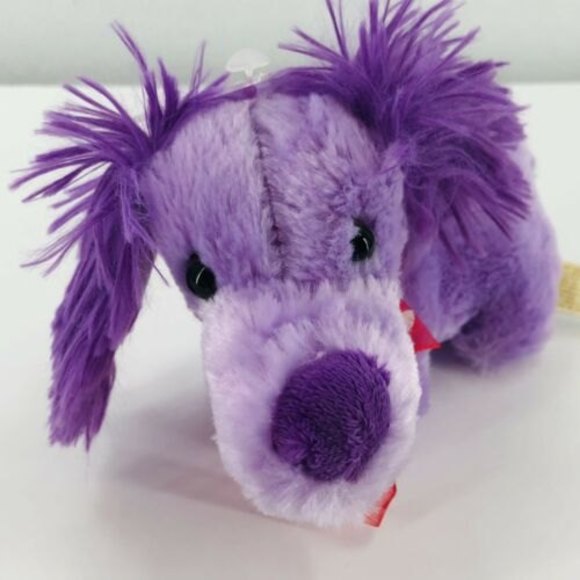 Dan Dee | Toys | Dan Dee Purple Dog Puppy Plush Stuffed Animal Toy Red ...
